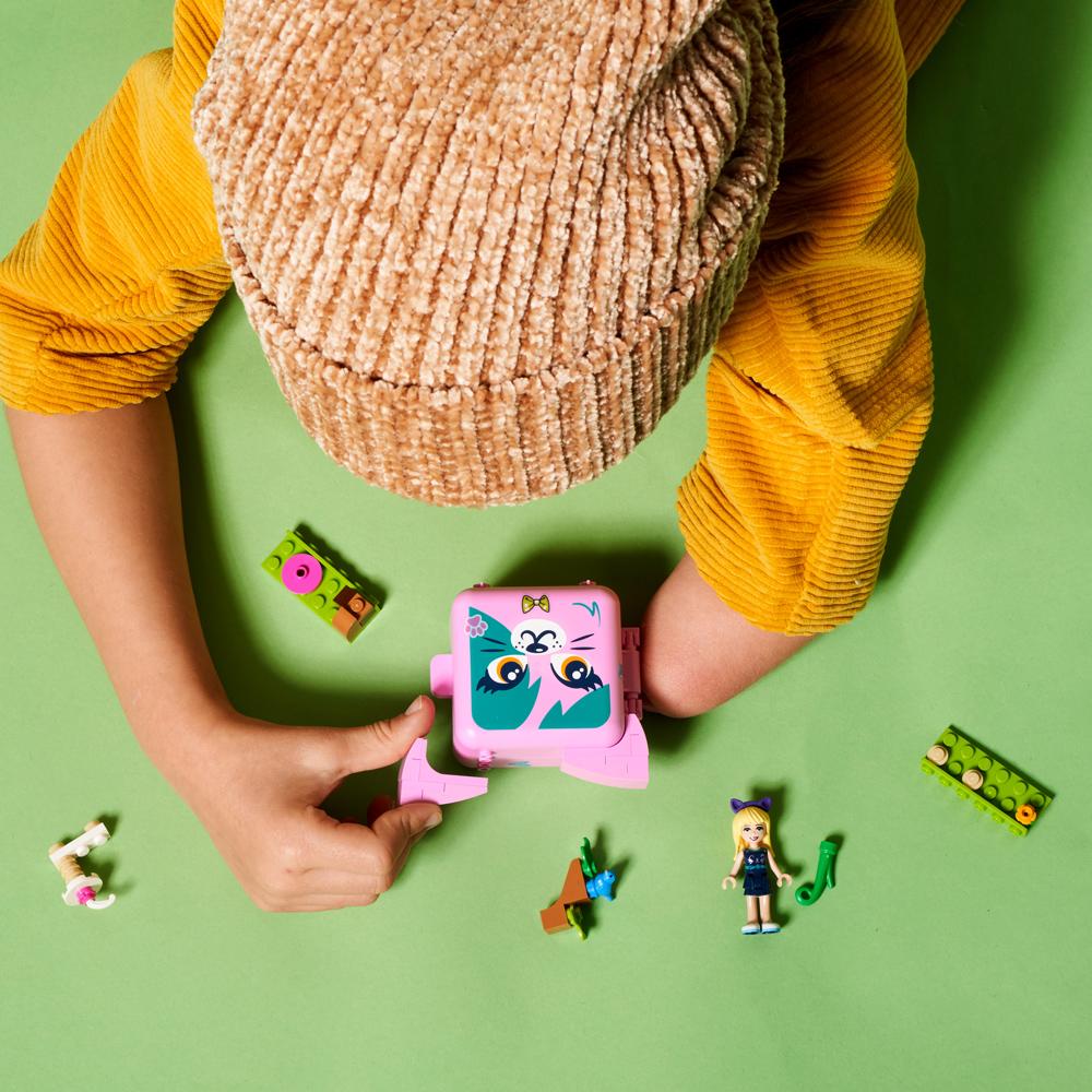 LEGO Friends Stephanie's Cat Cube Building Set