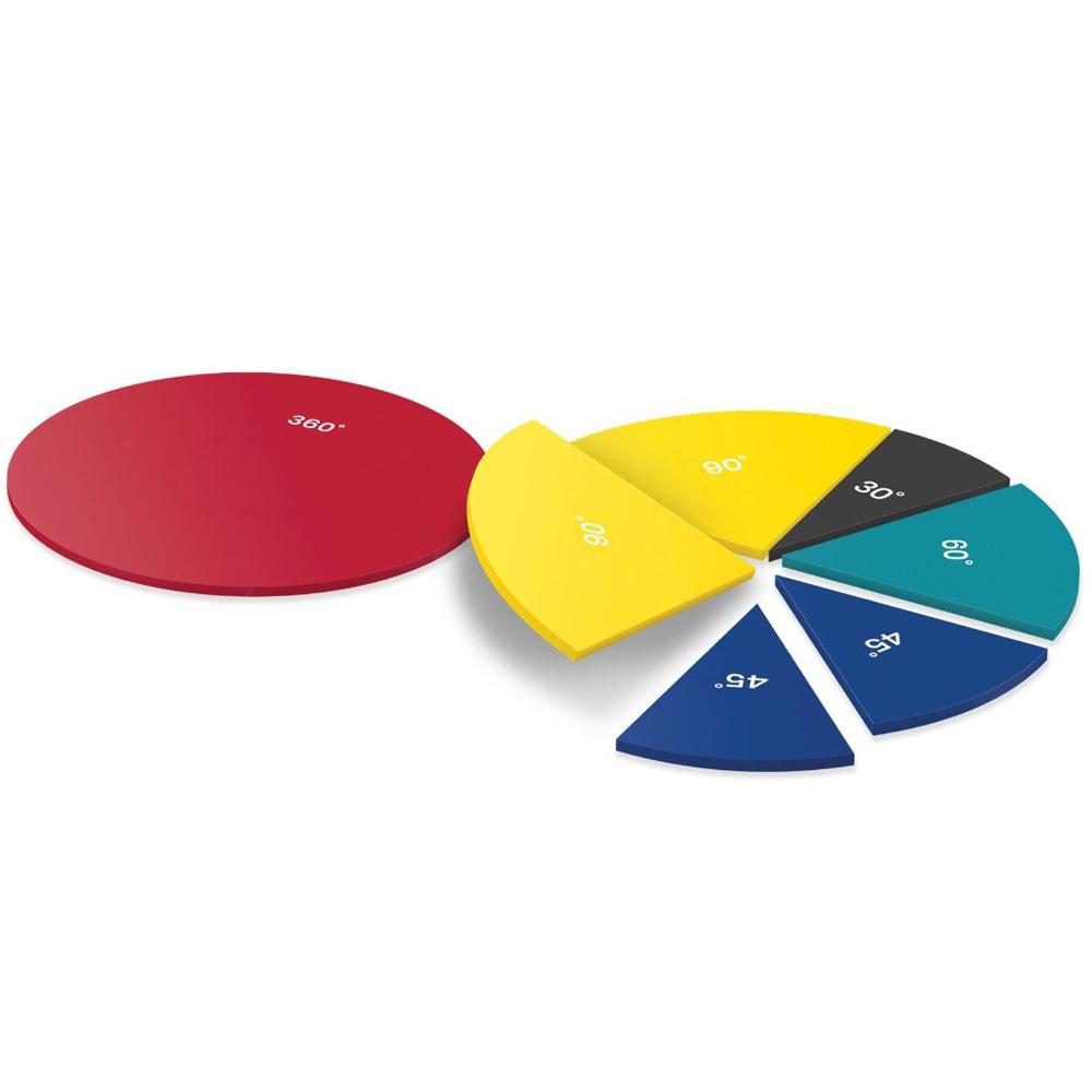 Learning Resources Hand2Mind Rainbow Angle Circles Small Group Set Learning Resources Hand2Mind Rainbow Angle Circles Small Group Set