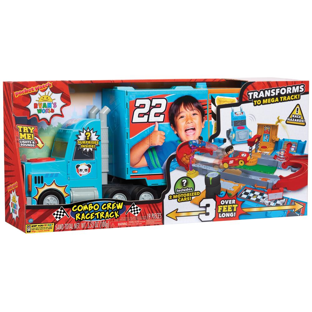 Ryan's World Combo Crew Racetrack Playset