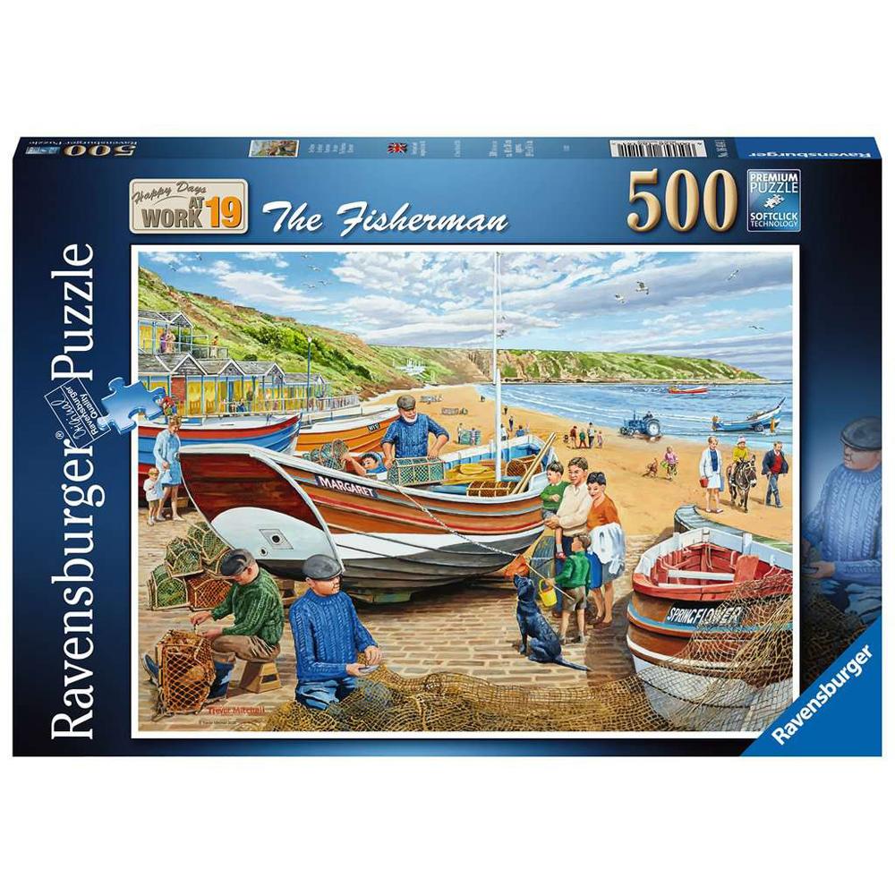 Ravensburger Happy Days at Work #19 The Fisherman Filey 500 Piece ...