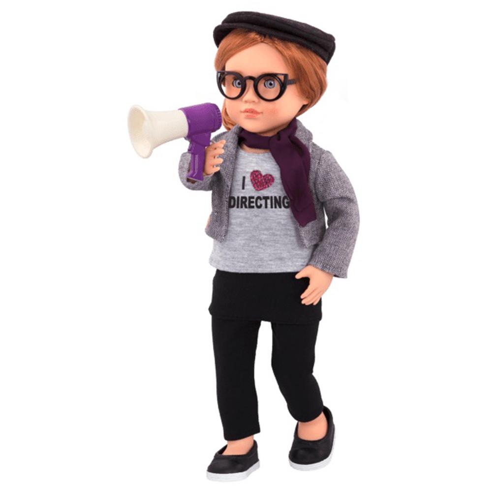 Our Generation Mienna and "The Jelly Beam Cinema" Poseable 46cm Doll & Book