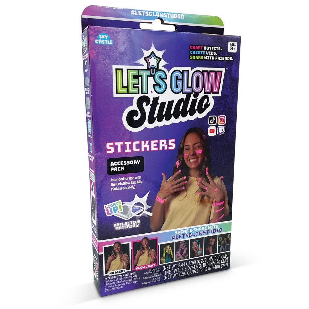 Let's Glow Studio Sticker Accessory Pack