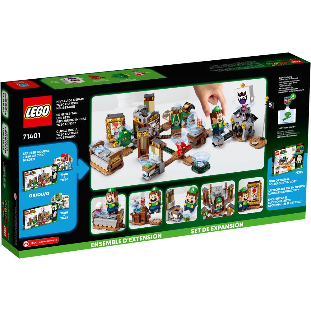 LEGO Super Mario Luigis Mansion Haunt and Seek Expansion Set Building ...