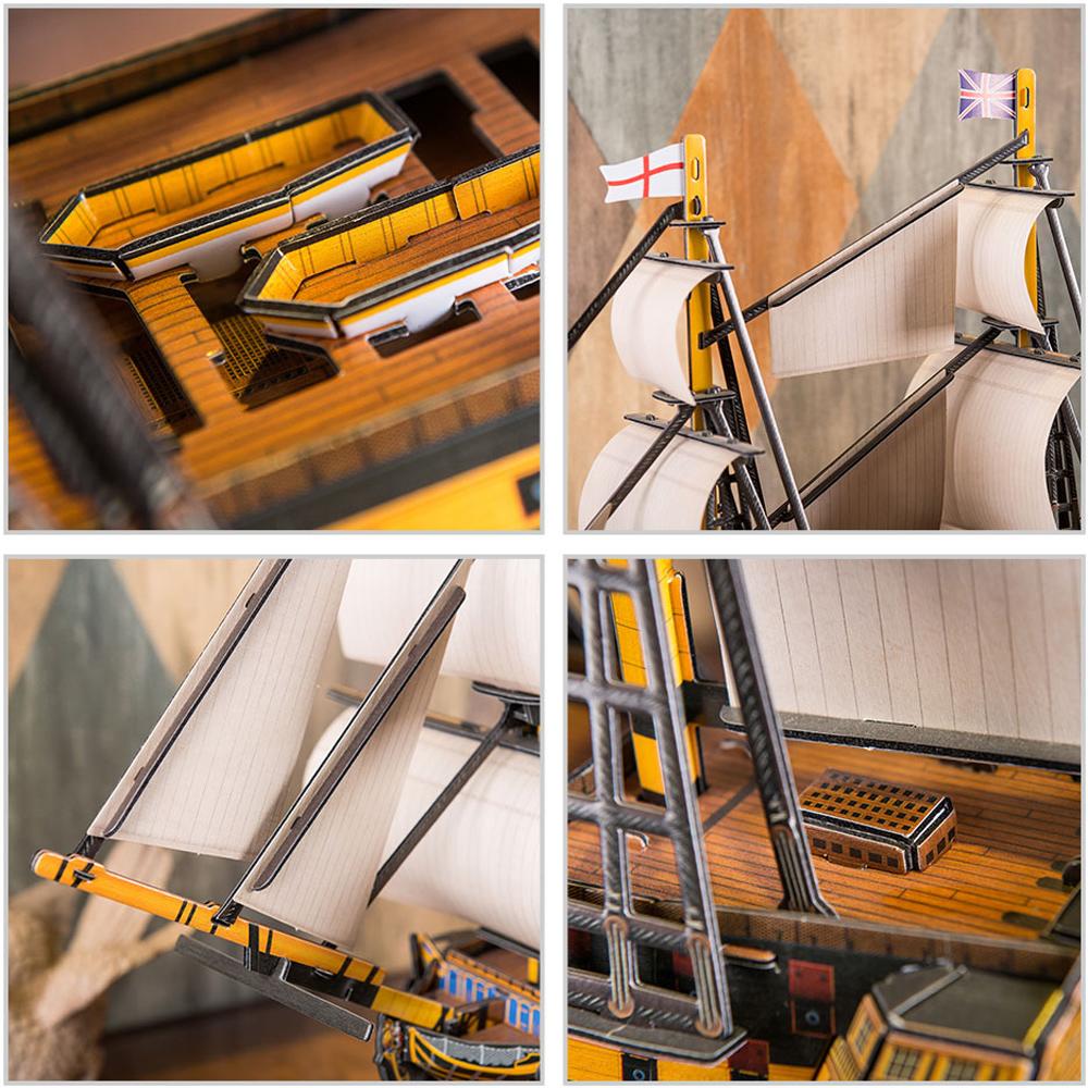 Revell 3D Puzzle HMS Victory Interlocking Foam Block Puzzle