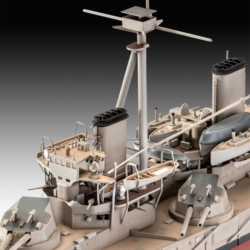 Revell HMS Dreadnought Warship Military British Legends Model Kit Scale ...