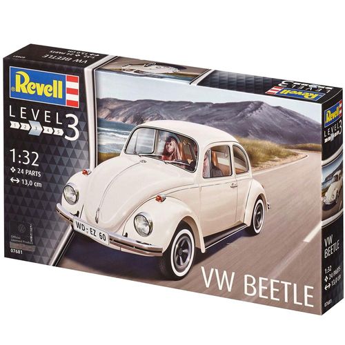 Revell Volkswagen Beetle Plastic Model Kit 07681 Level 3 Scale 132