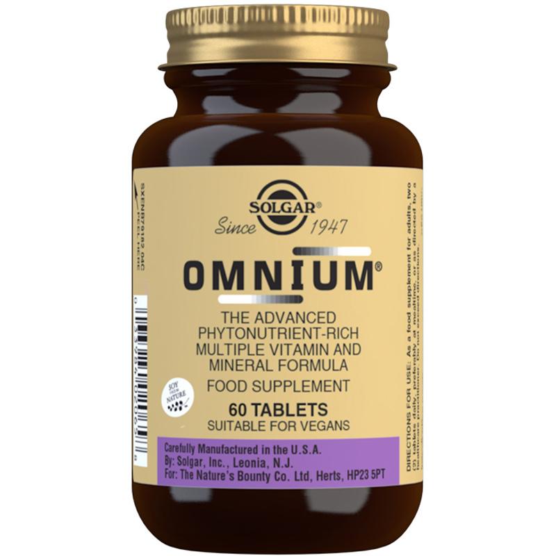 Solgar Omnium Multiphytonutrient Complex 60 TABLETS