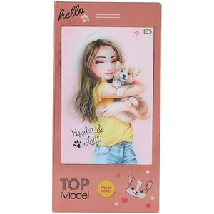 Depesche TOPModel Mini Colouring Book with Sound 80 Pages HAYDEN and LOTTI