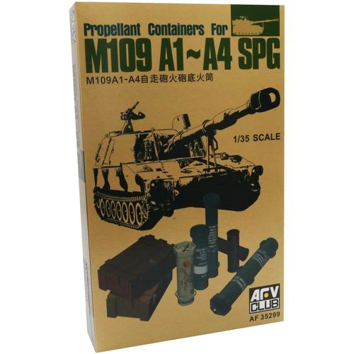 AFV Club Propellant Containers for M109 Howitzer Model Add-On Kit Scale ...