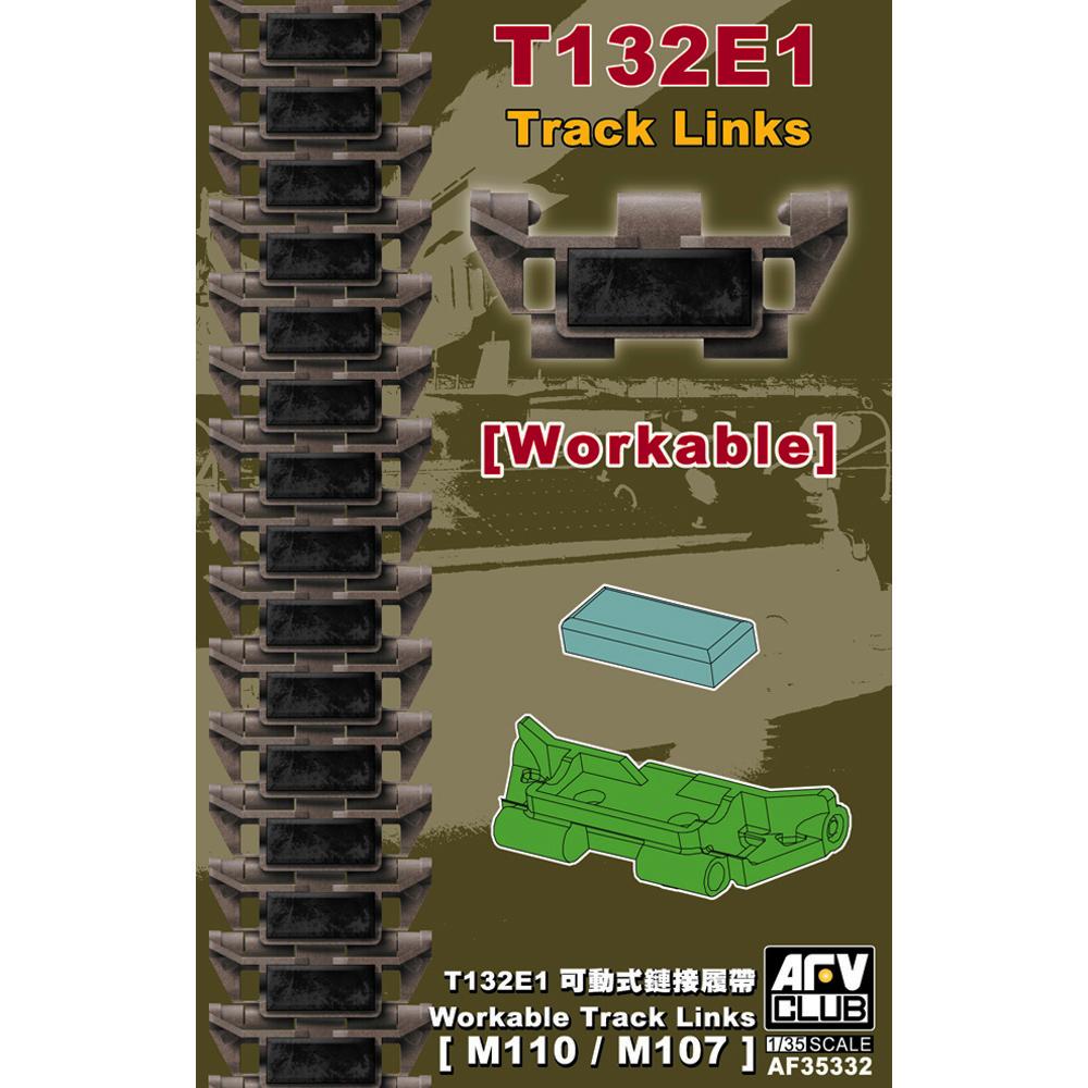 AFV Club Workable Tank Track Links for M110/M107 Model Kit Scale 1:35