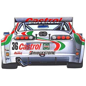 Tamiya Toyota Castrol Toms Supra GT Race Car Plastic Model Kit 24163 ...