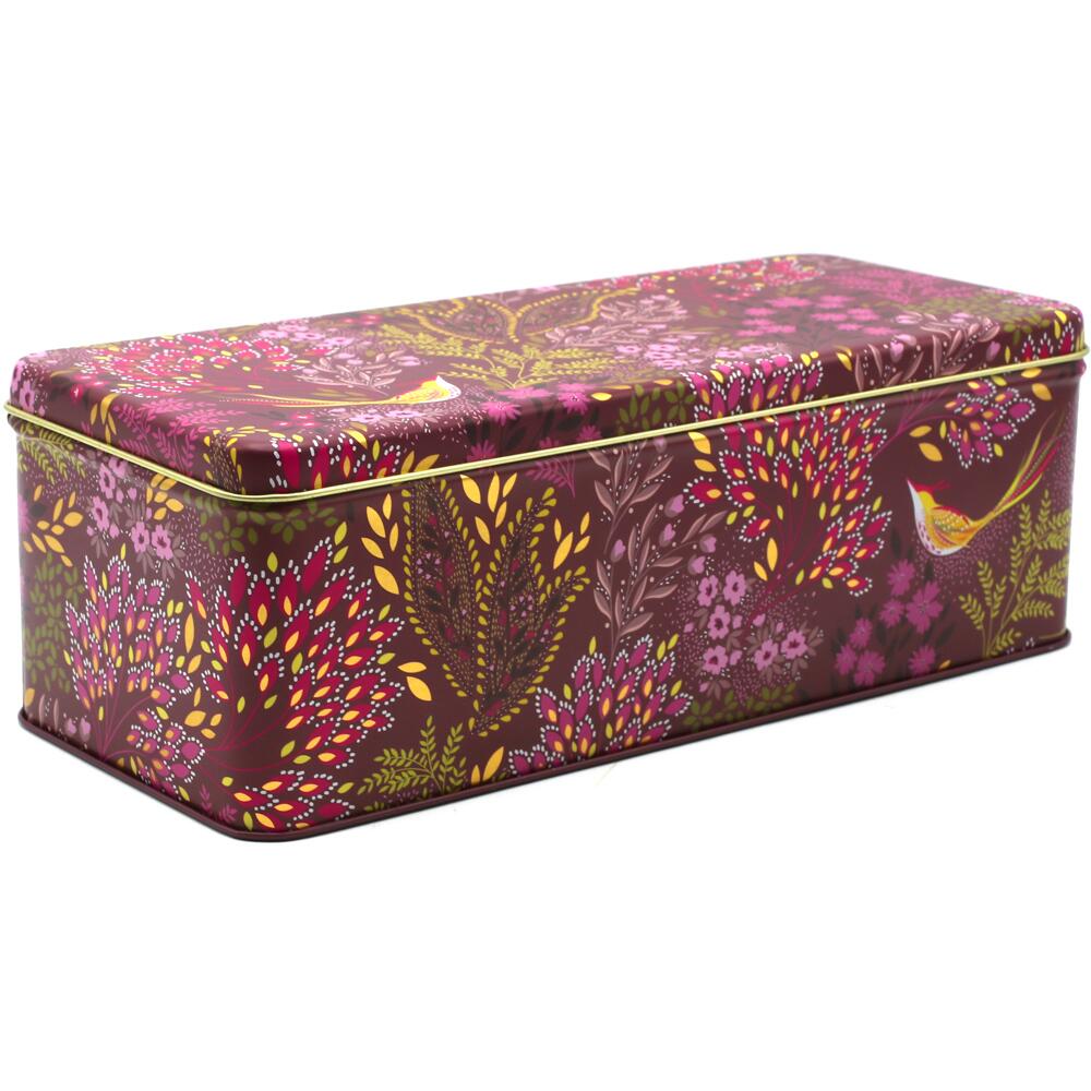 Sara Miller Haveli Garden Long Deep Rectangular Steel Storage Tin