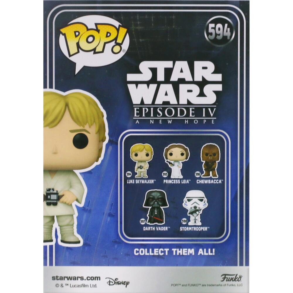 Funko POP Star Wars Episode IV A New Hope Luke Skywalker Vinyl Bobblehead Figure 594