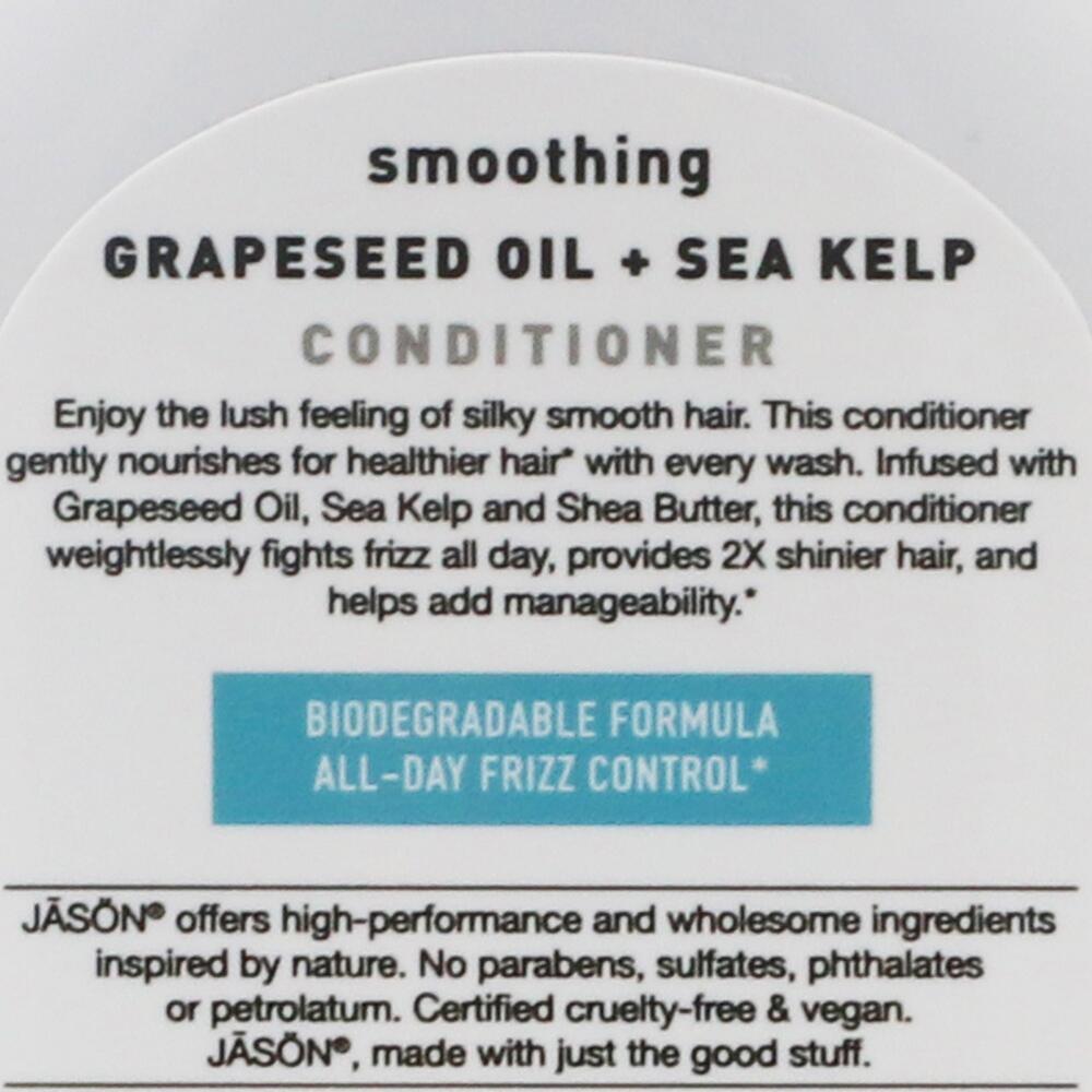 Jason Smoothing Grapeseed Oil and Sea Kelp Hair Conditioner 473ml