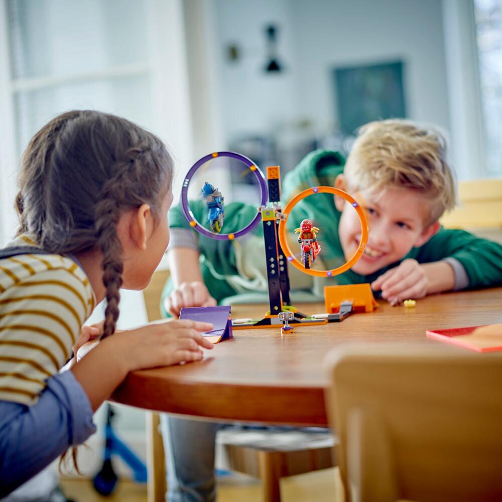 LEGO City Stuntz Spinning Stunt Challenge Building Set 117 Piece for ...