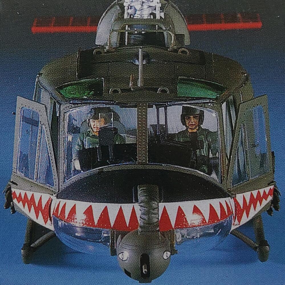 Academy U.S. Army UH-1C "Frog" Helicopter Model Kit Scale 1/35