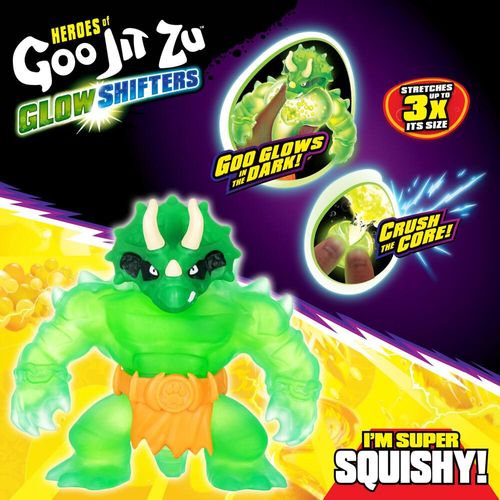 Heroes of Goo Jit Zu Glow Shifters TRITOPS Hero Pack Squishy Figure
