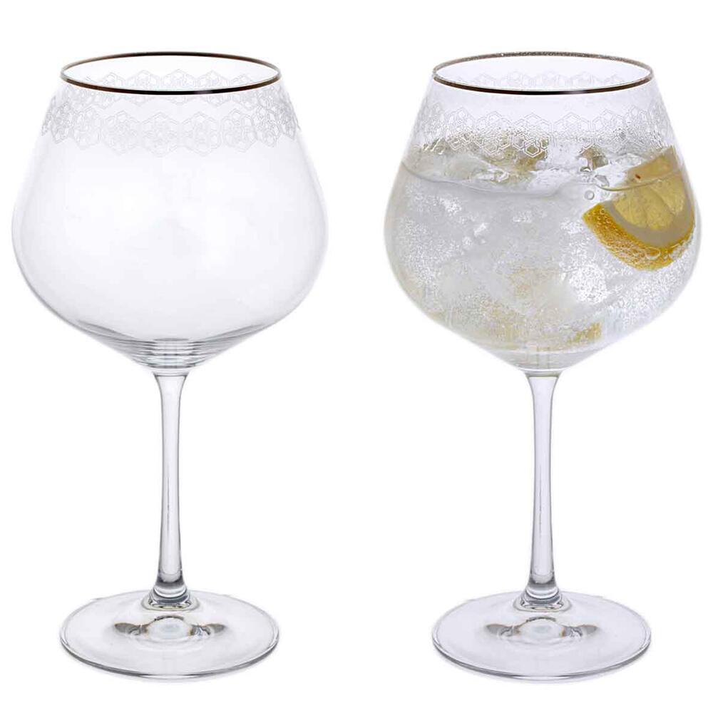 Dartington Gatsby Copa Gin & Tonic Glasses 570ml 21cm Tall Set of 2