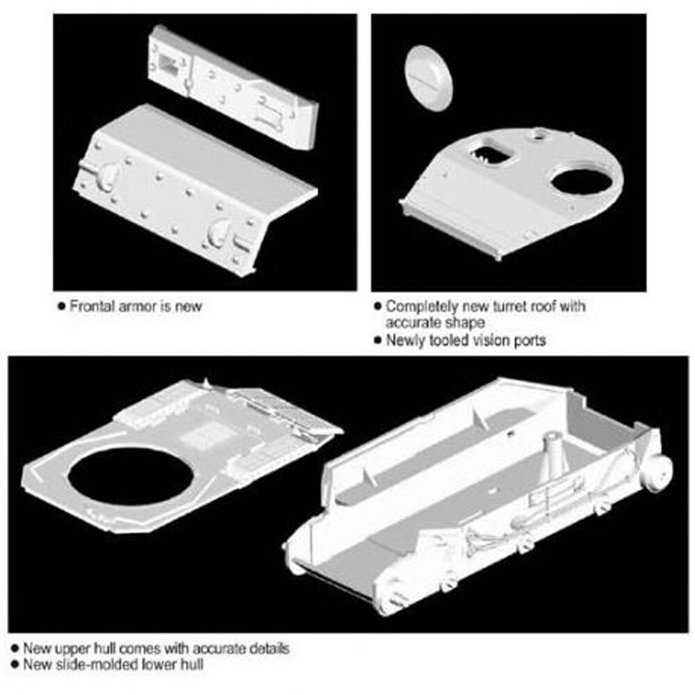 Dragon Sd.Kfz.181 Panzerkampfwagen VI (P) Tank Military Model Kit Scale ...