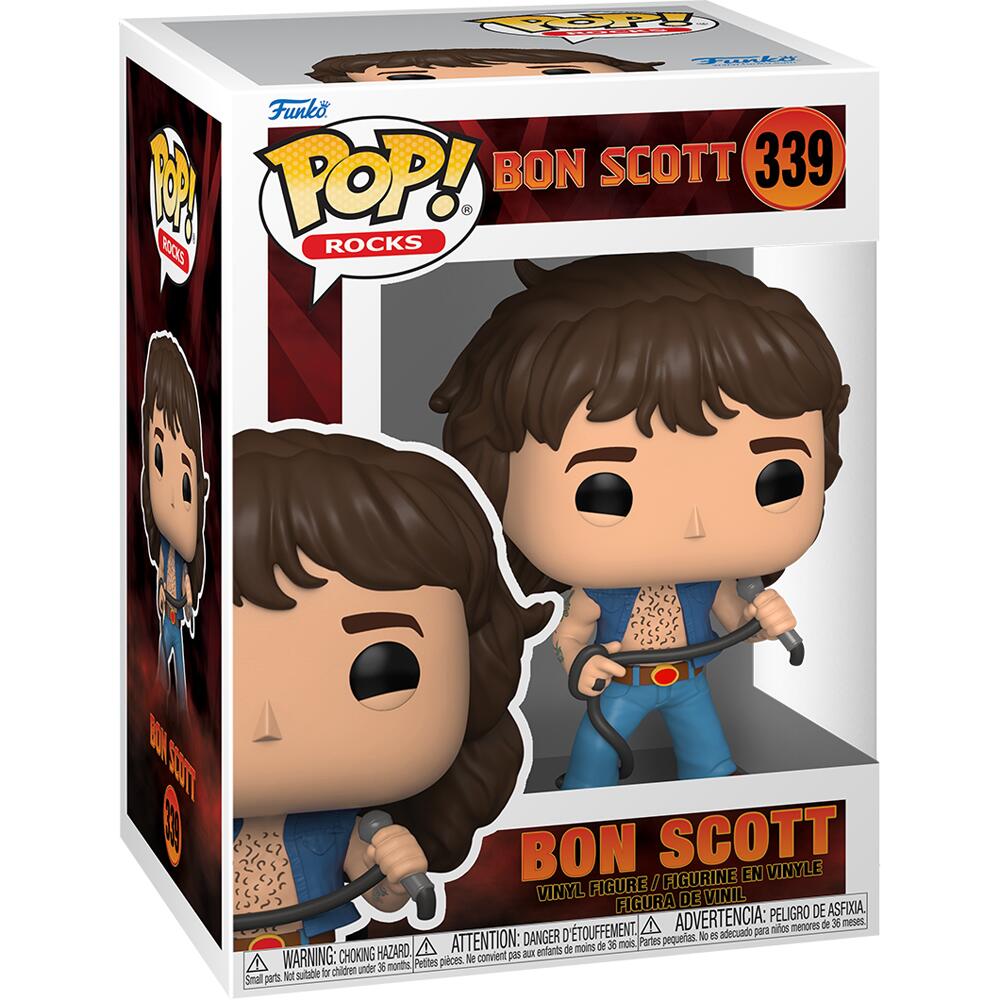 Funko POP! Rocks AC/DC Bon Scott Vinyl Figure 339