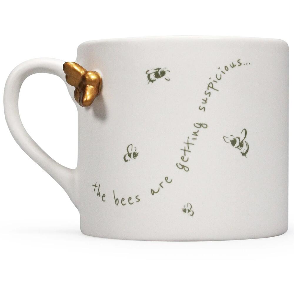 Disney Winnie the Pooh Suspicious Bees Ceramic Mug