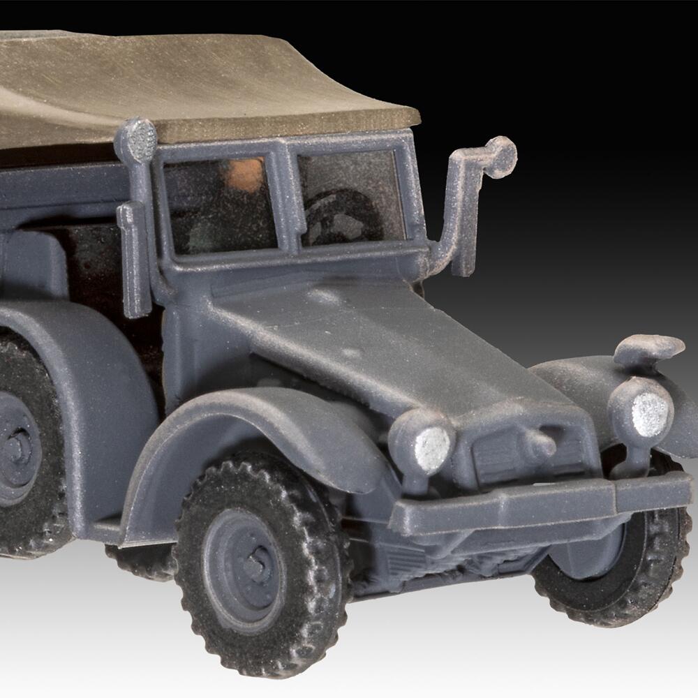 Revell Krupp Protze KFZ 69 3.7cm PaK Military Model Kit Scale 1:76