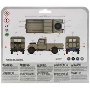 Airfix Land Rover Series 1 Pick-Up Starter Set Model Kit Scale 1/43