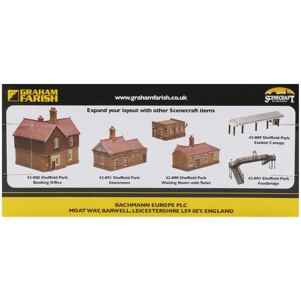 Scenecraft Graham Farish Bluebell Waiting Room Model Railway N Gauge 1: ...