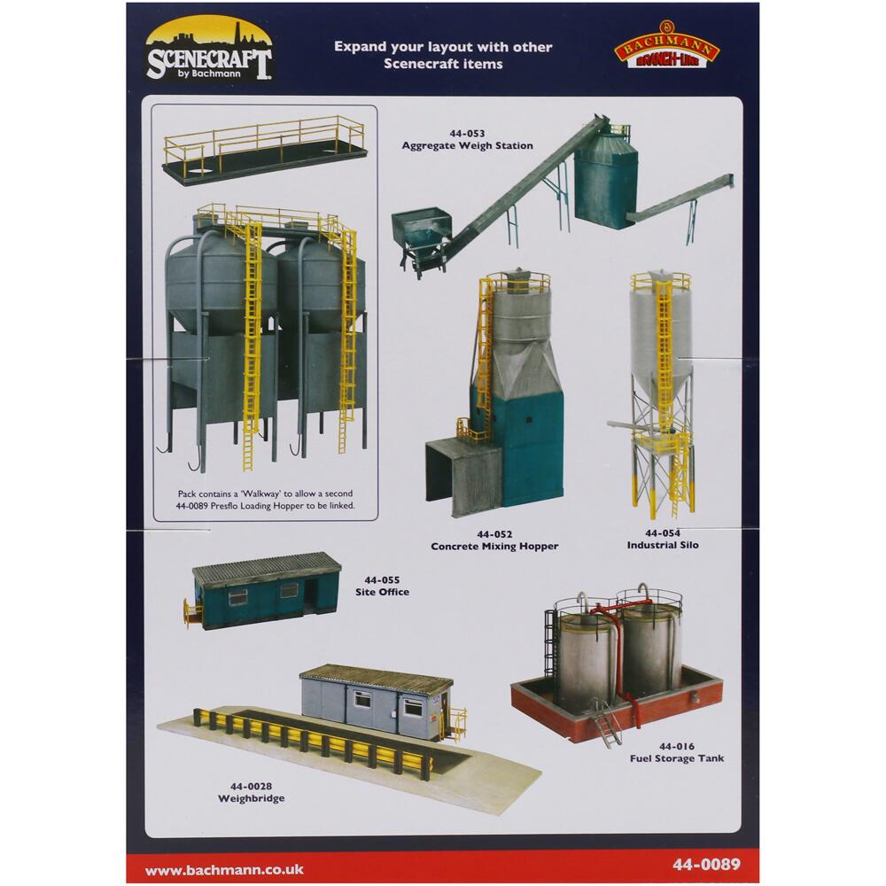 Scenecraft Presflo Loading Hopper Model Railway 00 Gauge