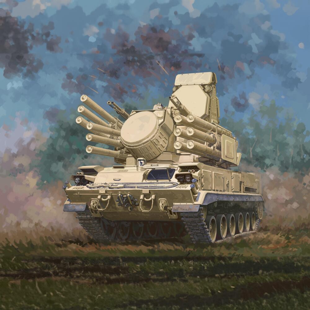 Trumpeter 96K6 Pantsir-S1 Mobile Air Defence System TRACKED Model Kit ...