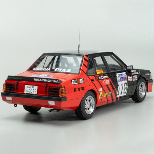 Beemax Mitsubishi Lancer Turbo 1984 RAC Rally Version Model Kit Scale 1:24
