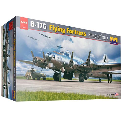 HK Models B-17G Flying Fortress Rose of York Military Aircraft Model ...