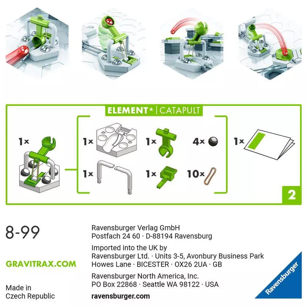 GraviTrax Element CATAPULT Expansion Pack for Ages 8+