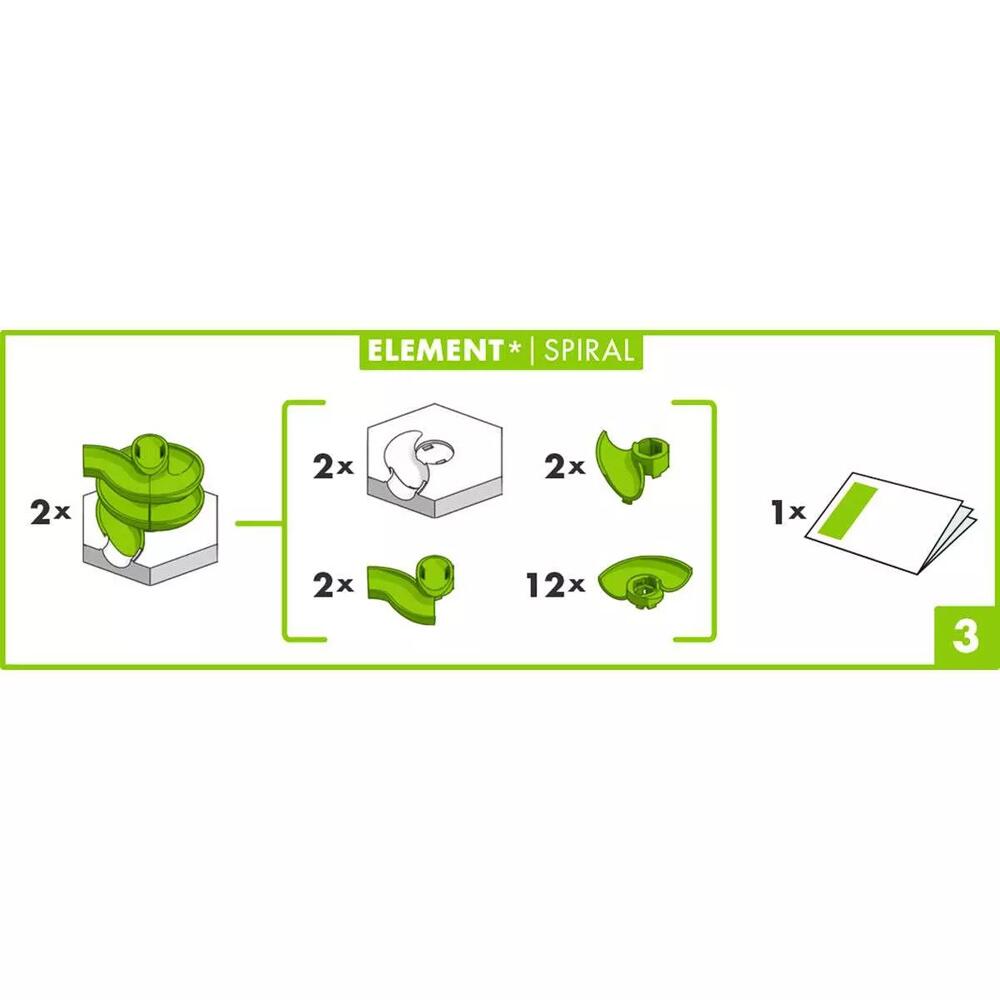 GraviTrax Element SPIRAL Expansion Pack for Ages 8+