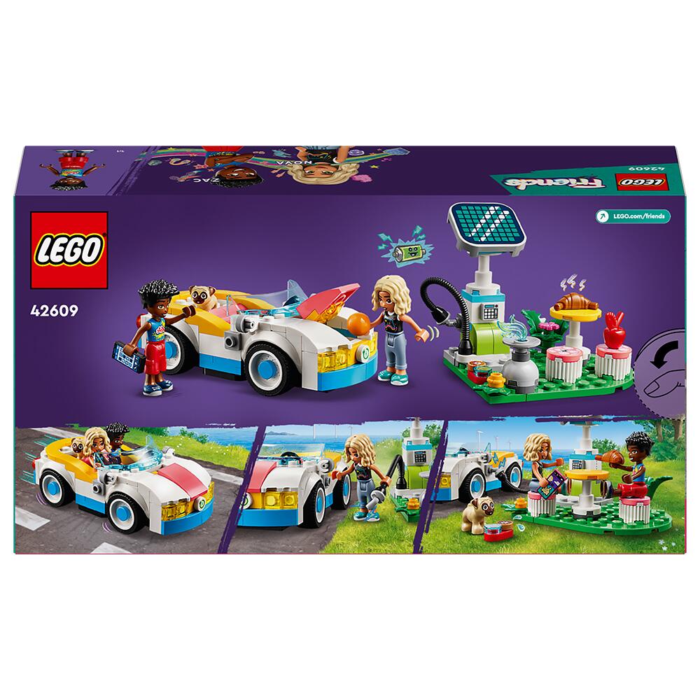 LEGO Friends Electric Car and Charger Building Set