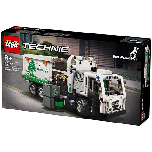 LEGO Technic Mack LR Electric Garbage Truck Building Set 42167