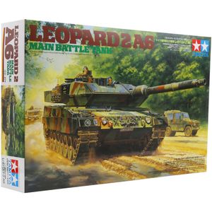 Tamiya Leopard 2 A6 Main Battle Tank Military Model Kit Scale 1:35
