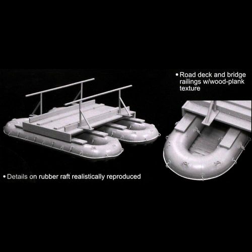 Dragon German Pontoon Bridge with Figures Military Model Kit Scale 1:35
