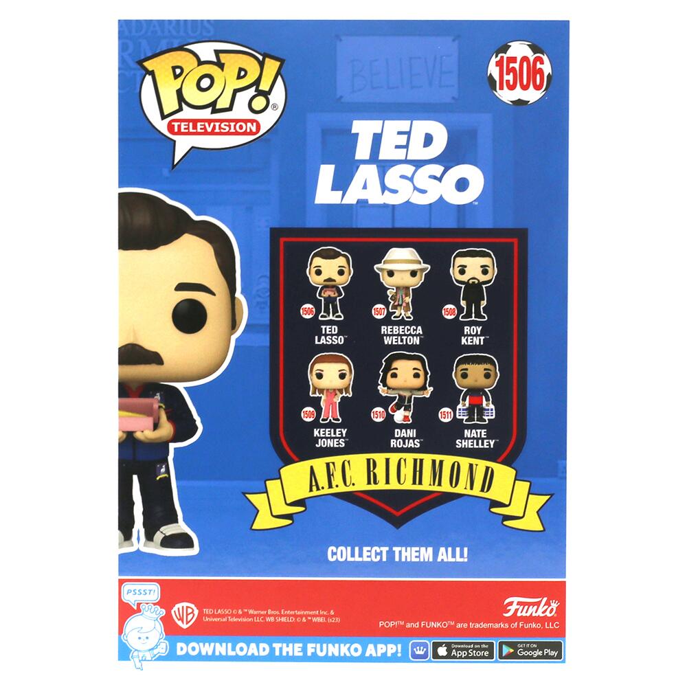 Funko POP! Television Ted Lasso with Biscuits Vinyl Figure 1506