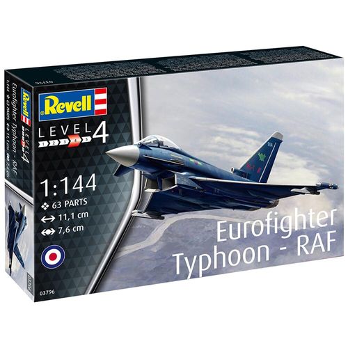 Revell Eurofighter Typhoon RAF Aircraft Model Kit Scale 1:144