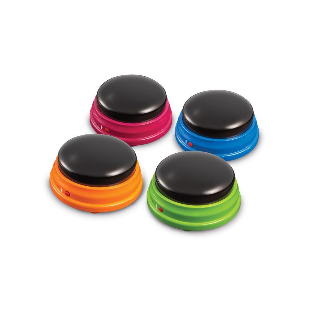 Learning Resources RECORDABLE Answer Buzzers Set of 4