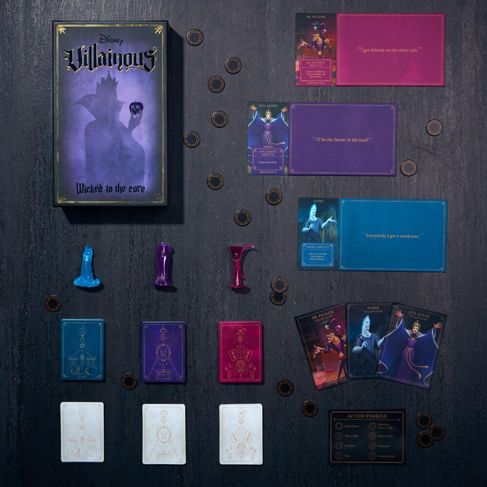 Ravensburger Disney Villainous Expansion Pack Wicked to the Core Board ...