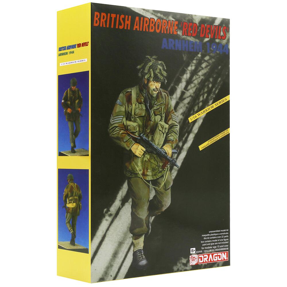Dragon British Airborne Red Devils Arnhem 1944 Figure Model Kit Scale 1:16
