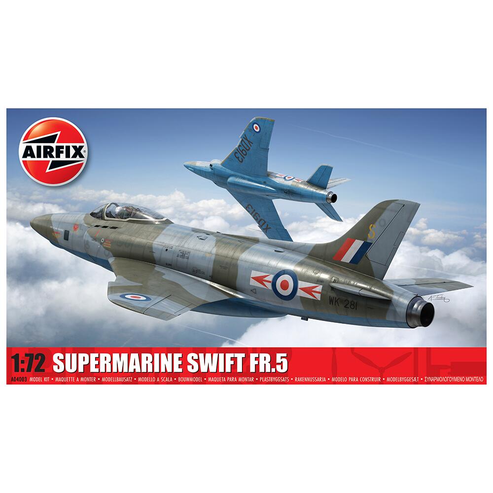 Airfix Supermarine Swift FR.5 Military Aircraft Model Kit Scale 1:72