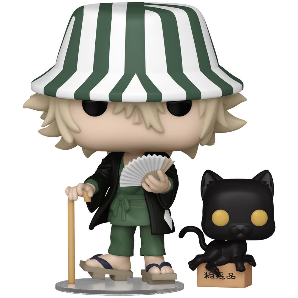 Funko POP! Animation Bleach Kisuke Urahara & Cat Yoruichi Vinyl Figures ...