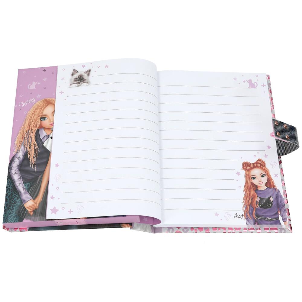 Depesche TOPModel Rebel Kitty Diary with Code Lock