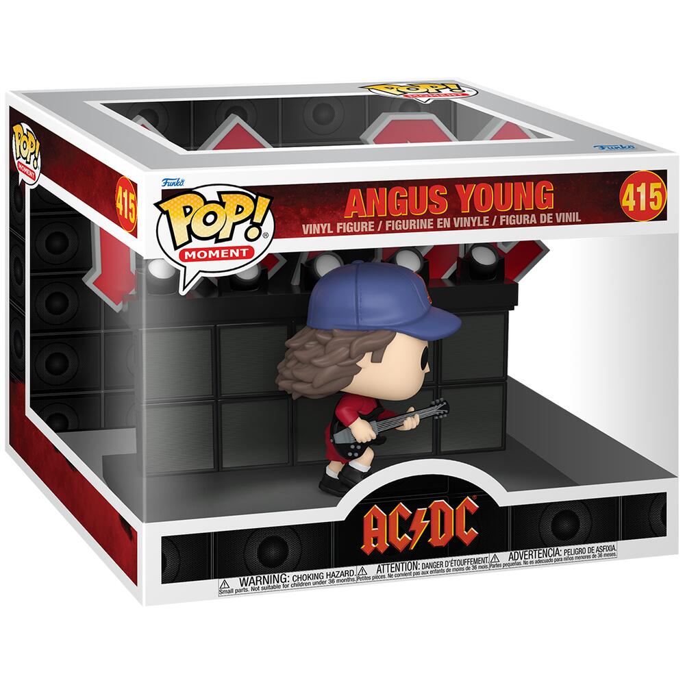 Funko POP! Moment AC/DC Angus Young Dancing on Stage Figure Display Set 415