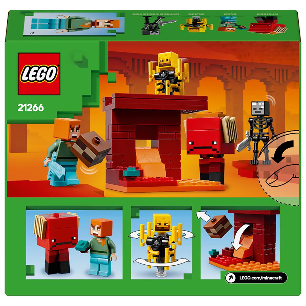 LEGO Minecraft The Nether Lava Battle Set 21266