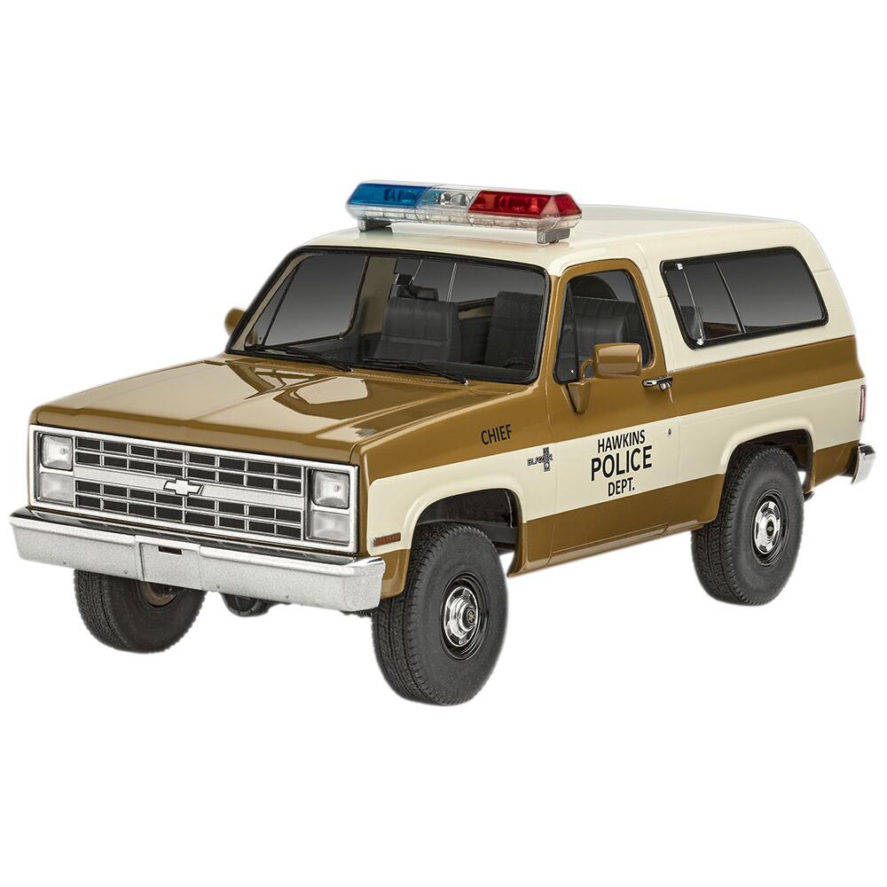 Revell Stranger Things Chevrolet K5 Blazer Police SUV Model SET Scale 1:25