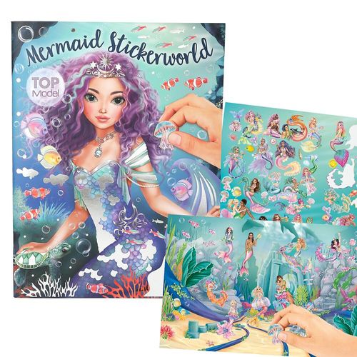 Depesche TOPModel Metallic Stickerworld Mermaid Sticker Book